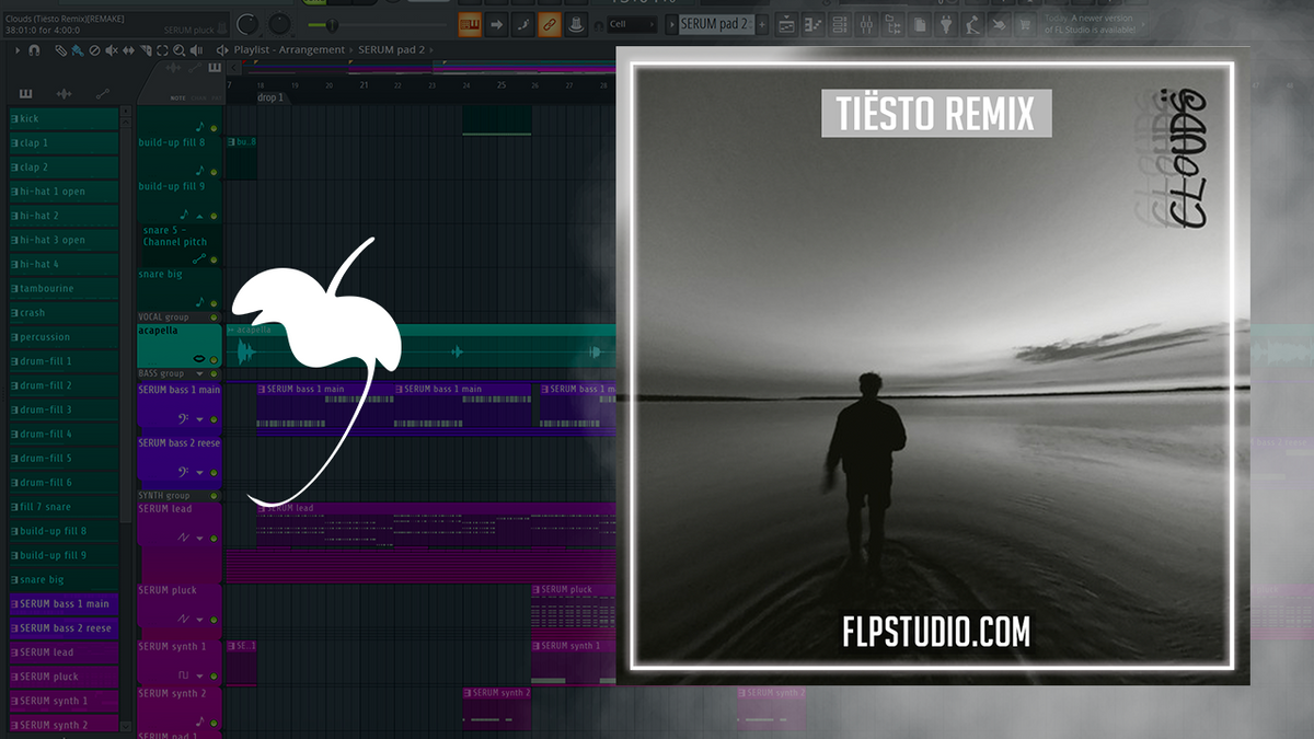 BUNT. x Nate Traveller - Clouds (Tiësto Remix) FL Studio Remake (Stutt ...