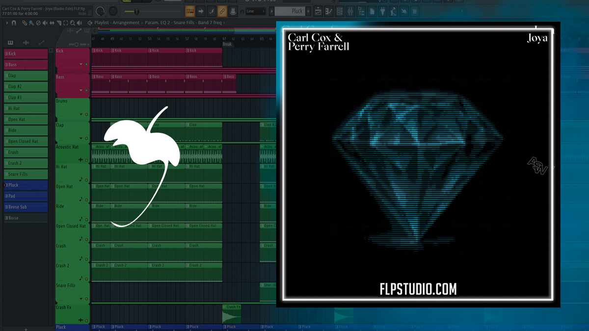 Carl Cox & Perry Farrell - Joya FL Studio Remake (Dance Pop) – FLP Studio