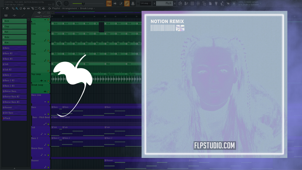 CHRYSTAL - The Days (Notion Remix) FL Studio Remake (Dance) – FLP Studio