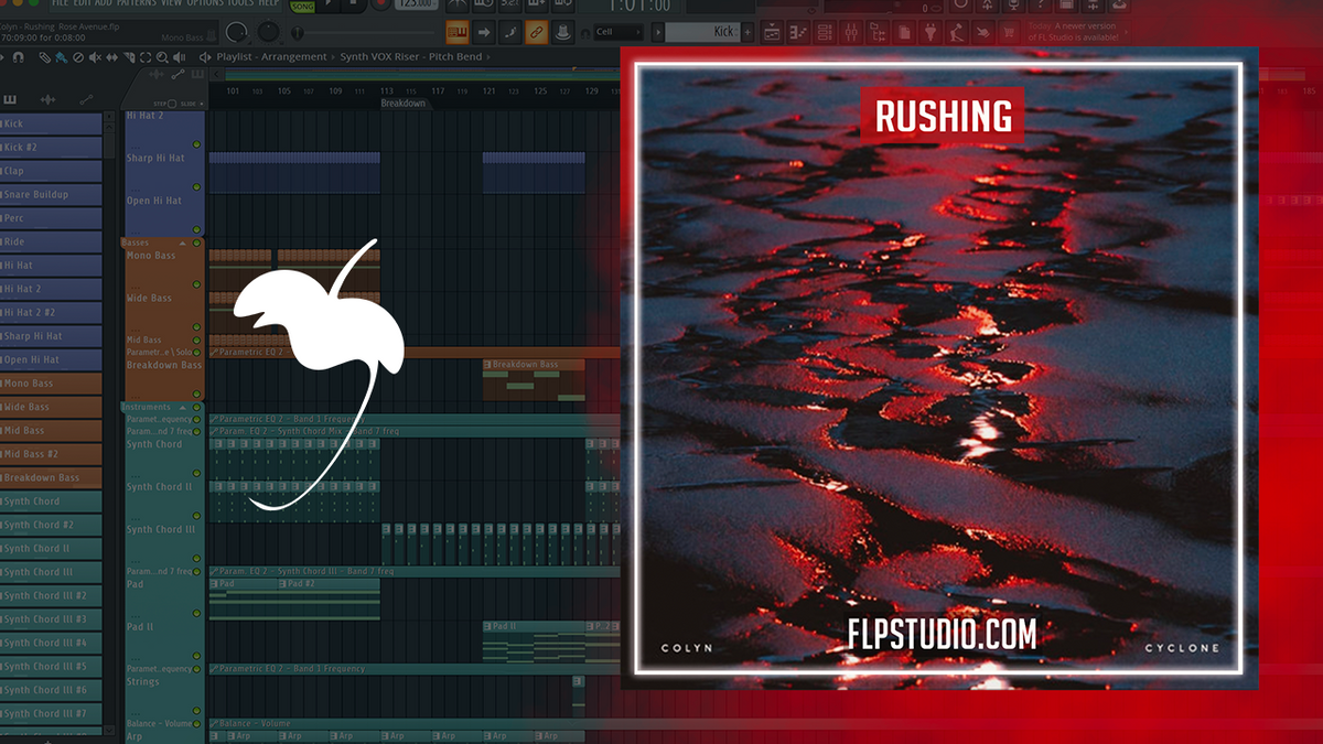 Colyn - Rushing | Rose Avenue FL Studio Remake (Techno) – FLP Studio