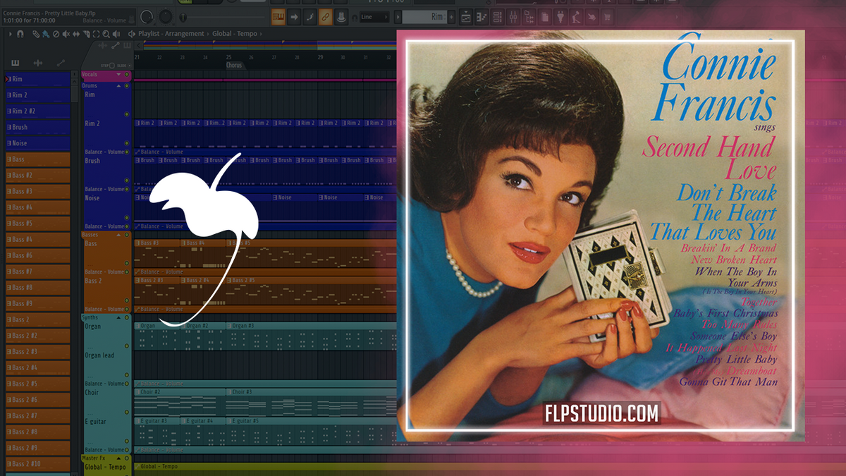 Connie Francis - Pretty Little Baby FL Studio Remake (Pop) – FLP Studio