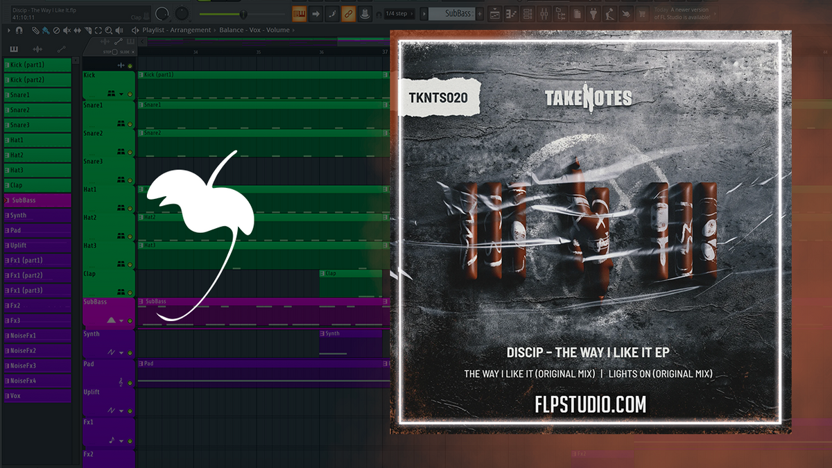 Discip - The Way I Like It FL Studio Remake (Tech House) – FLP Studio