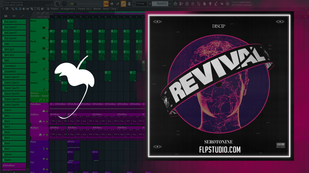 Discip - Serotonine FL Studio Remake (Tech House) – FLP Studio