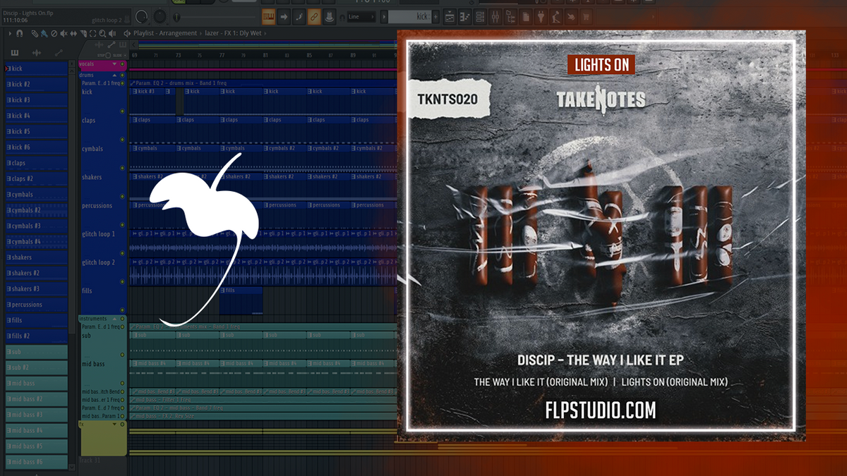 Discip - Lights On FL Studio Remake (Tech House) – FLP Studio