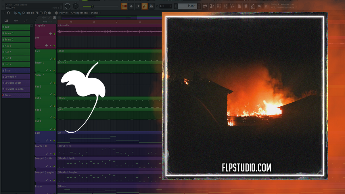 DVRST - Close Eyes FL Studio Remake (Phonk) – FLP Studio