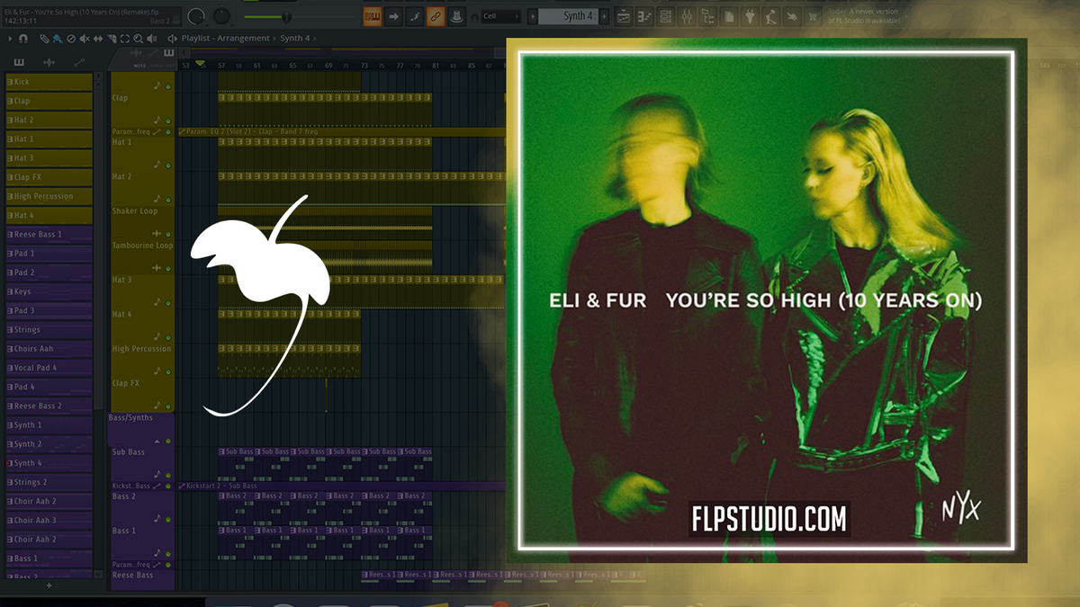 Eli & Fur - You're So High (10 Years On) FL Studio Remake (Dance) – FLP ...