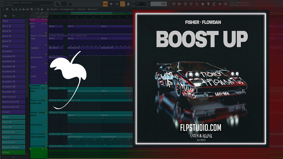 FISHER & Flowdan - Boost Up FL Studio Remake (Tech House) – FLP Studio