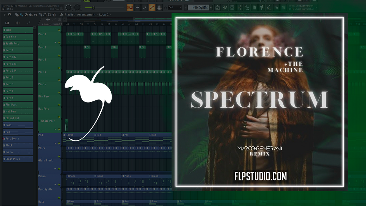 Florence & The Machine - Spectrum (Marco Generani Remix) FL Studio Rem ...