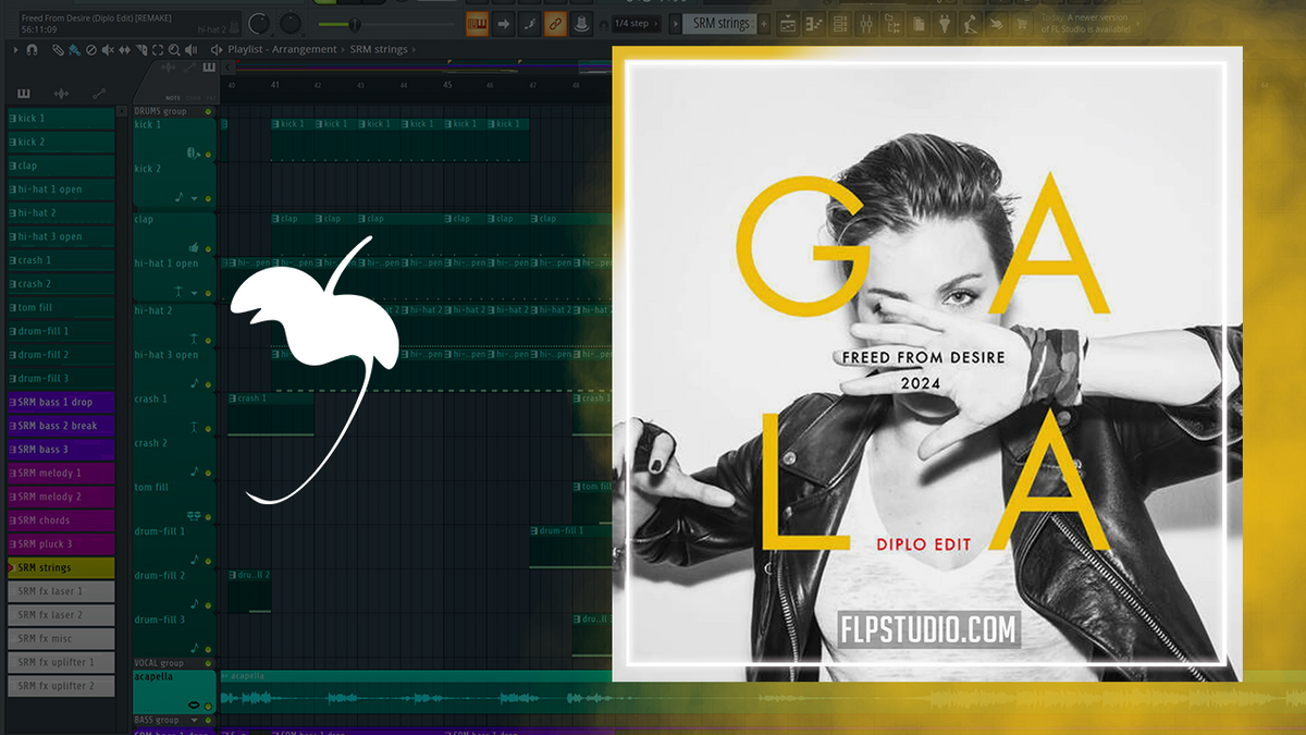 Gala - Freed From Desire (Diplo Edit) FL Studio Remake (Dance Pop ...