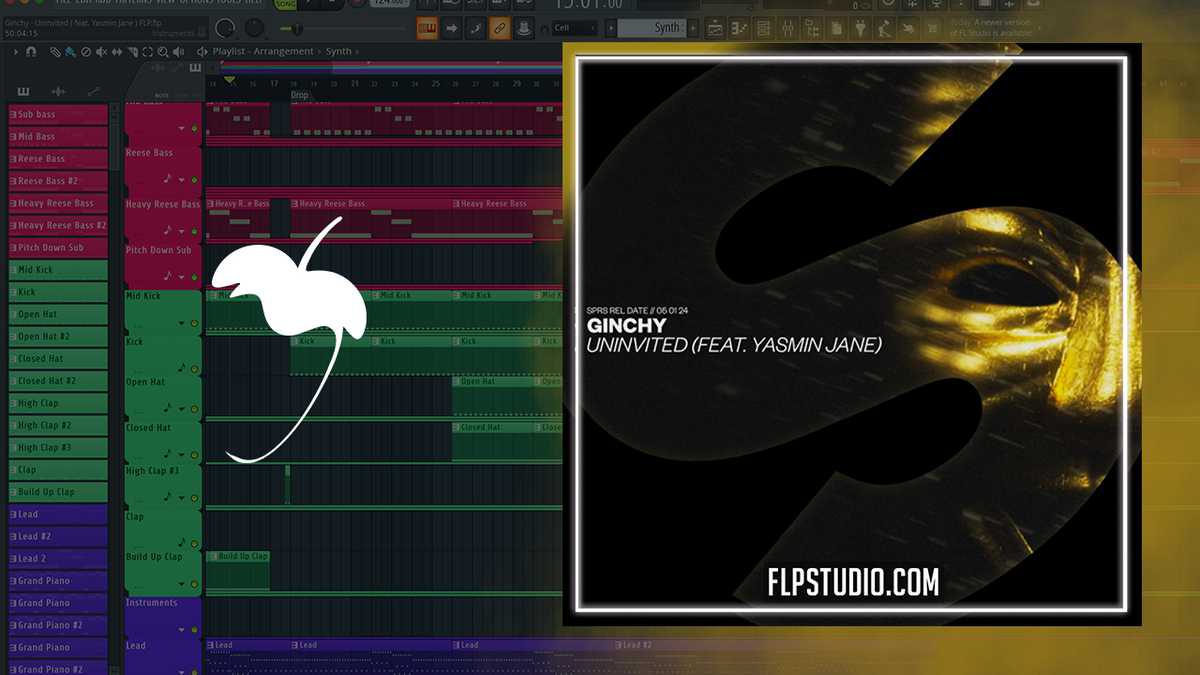 Ginchy - Uninvited (feat. Yasmin Jane) FL Studio Remake (Progressive H ...