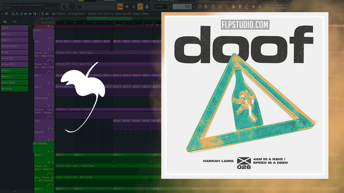 Hannah Laing - 4am In A Rave (feat. rhys from the sticks) FL Studio Re ...