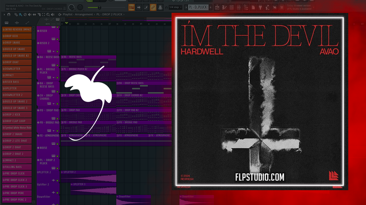 Hardwell & AVAO - I'm The Devil FL Studio Remake (Mainstage) – FLP Studio