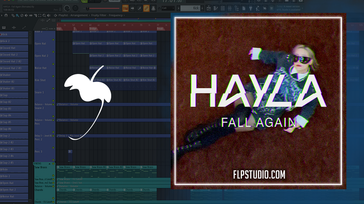 Hayla - Fall Again FL Studio Remake (Eurodance / Dance Pop) – FLP Studio