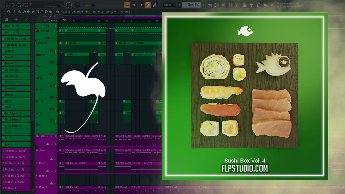 Himy Vana - Backgame FL Studio Remake (Dance) – FLP Studio