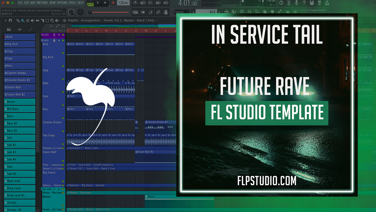 In Service Tail - Future Rave FL Studio Template (Morten, Retrika Styl ...