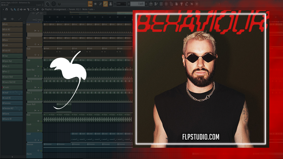 James Hype, A.D.O.R - Behaviour FL Studio Remake (Tech House) – FLP Studio