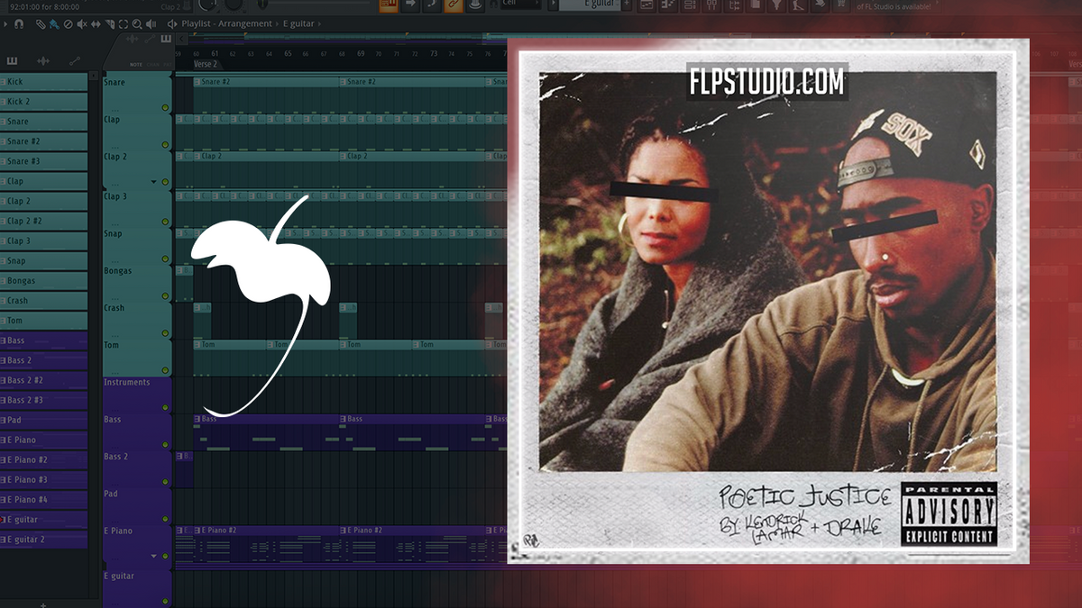 Kendrick Lamar - Poetic Justice (feat. Drake) FL Studio Remake (Hip-Ho ...