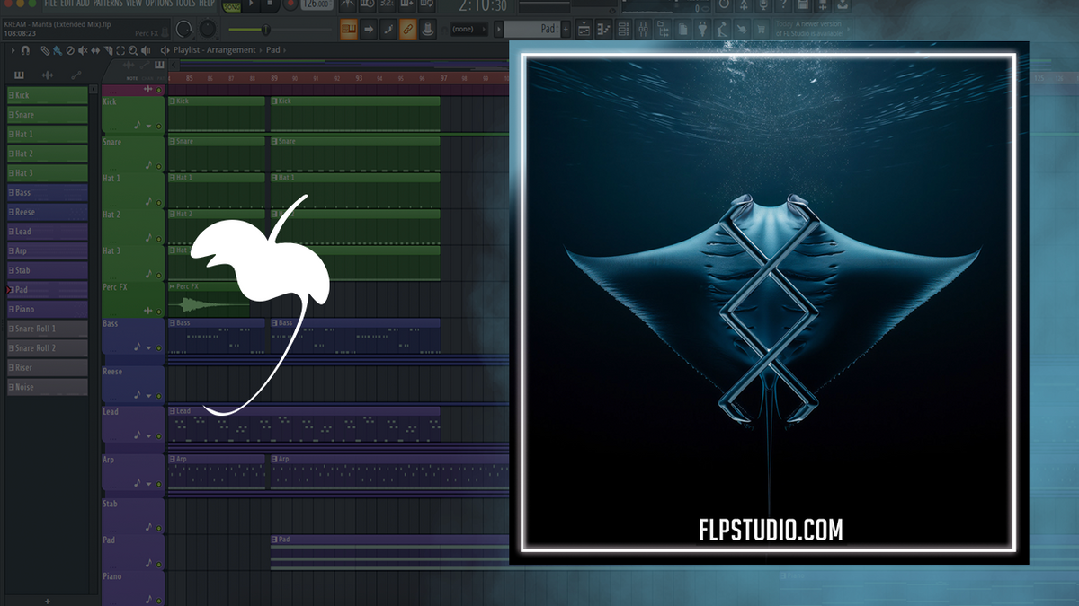 Kream - Manta FL Studio Remake (Melodic House) – FLP Studio