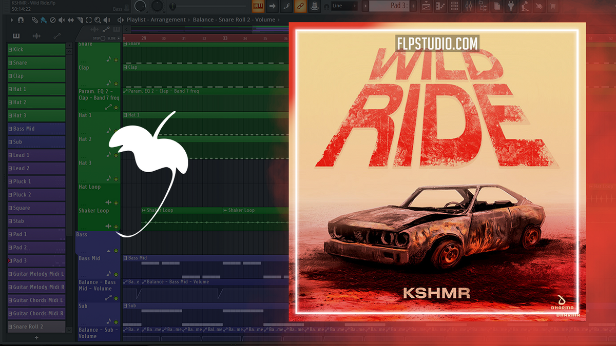 KSHMR - Wild Ride Fl Studio Remake (Dance) – FLP Studio