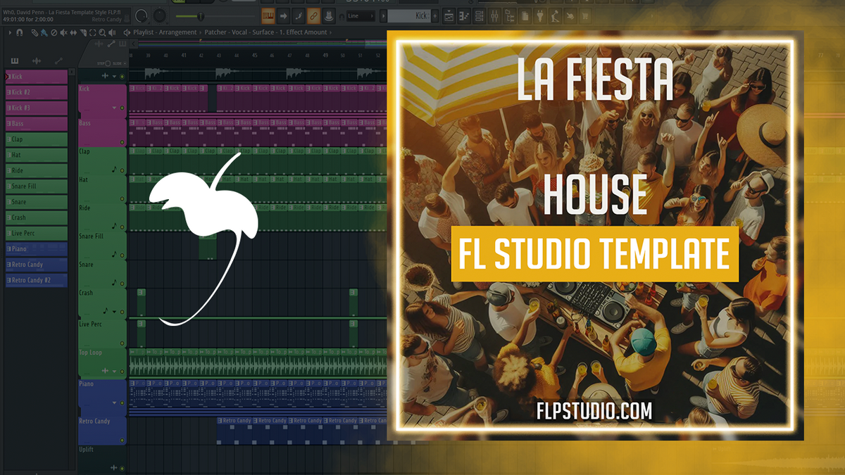 La Fiesta - House FL Studio Template (Wh0, David Penn Style) – FLP Studio