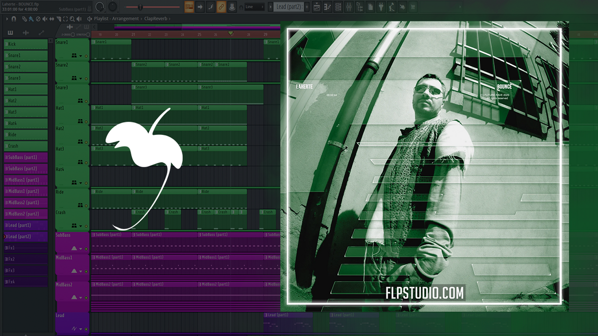 Laherte - BOUNCE FL Studio Remake (Dance) – FLP Studio