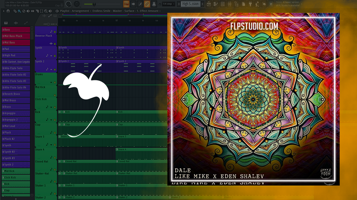 Like Mike x Eden Shalev - Dale FL Studio Remake (Afro House) – FLP Studio