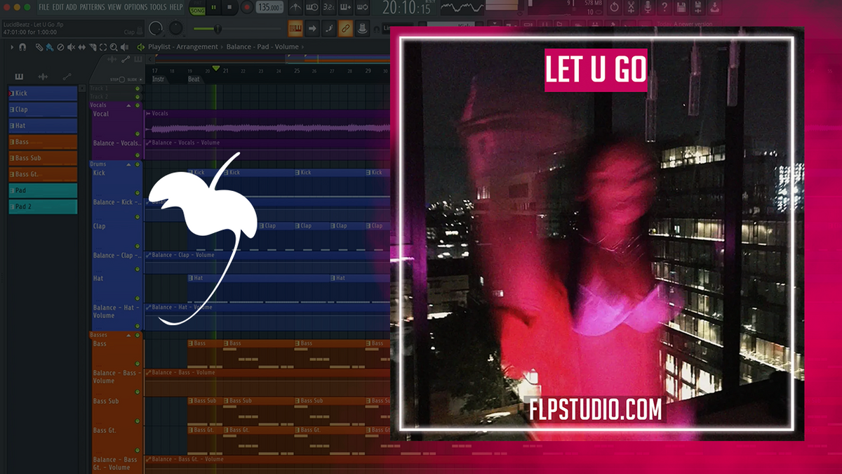 lucidbeatz - Let U Go FL Studio Remake (Hip-Hop) – FLP Studio