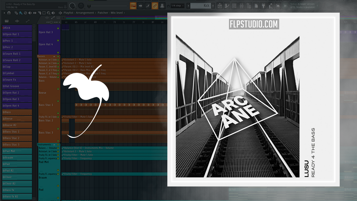 LUSU - Ready 4 The Bass FL Studio Remake (Trance) – FLP Studio