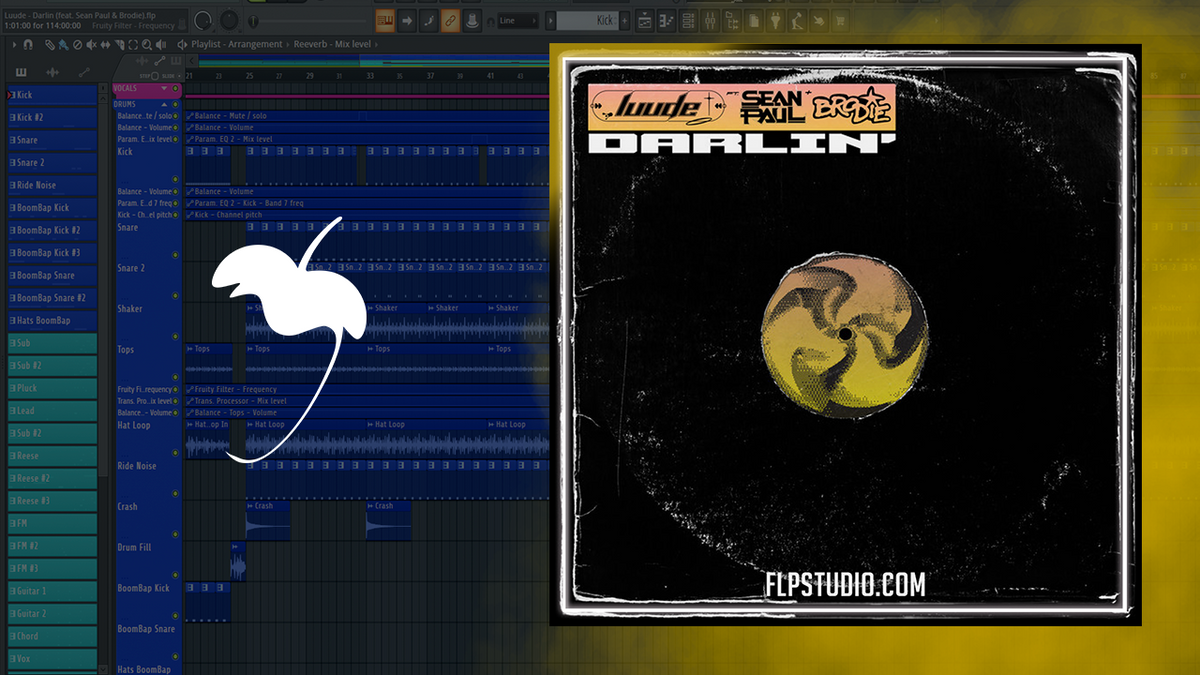 Luude - Darlin (feat. Sean Paul & Brodie) FL Studio Remake (Drum & Bas ...
