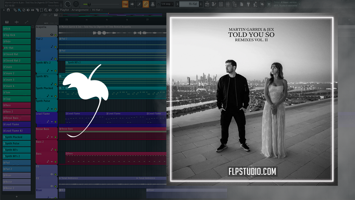 Martin Garrix & Jex - Told You So (Agents Of Time Remix) FL Studio Rem ...
