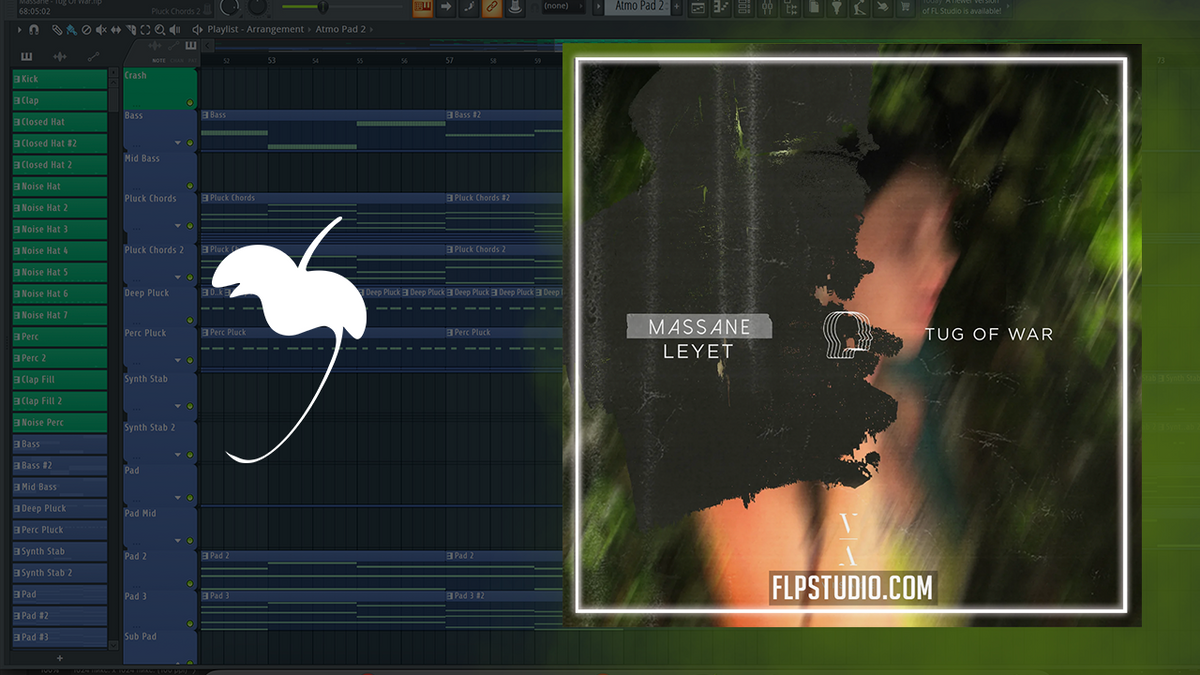 Massane & LeyeT - Tug Of War FL Studio Remake (Melodic House) – FLP Studio