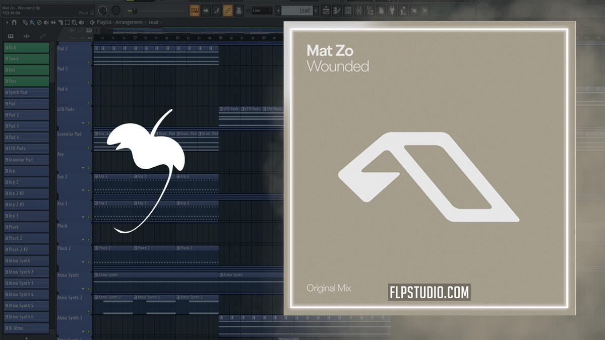 Mat Zo - Wounded FL Studio Remake (Dance Pop) – FLP Studio