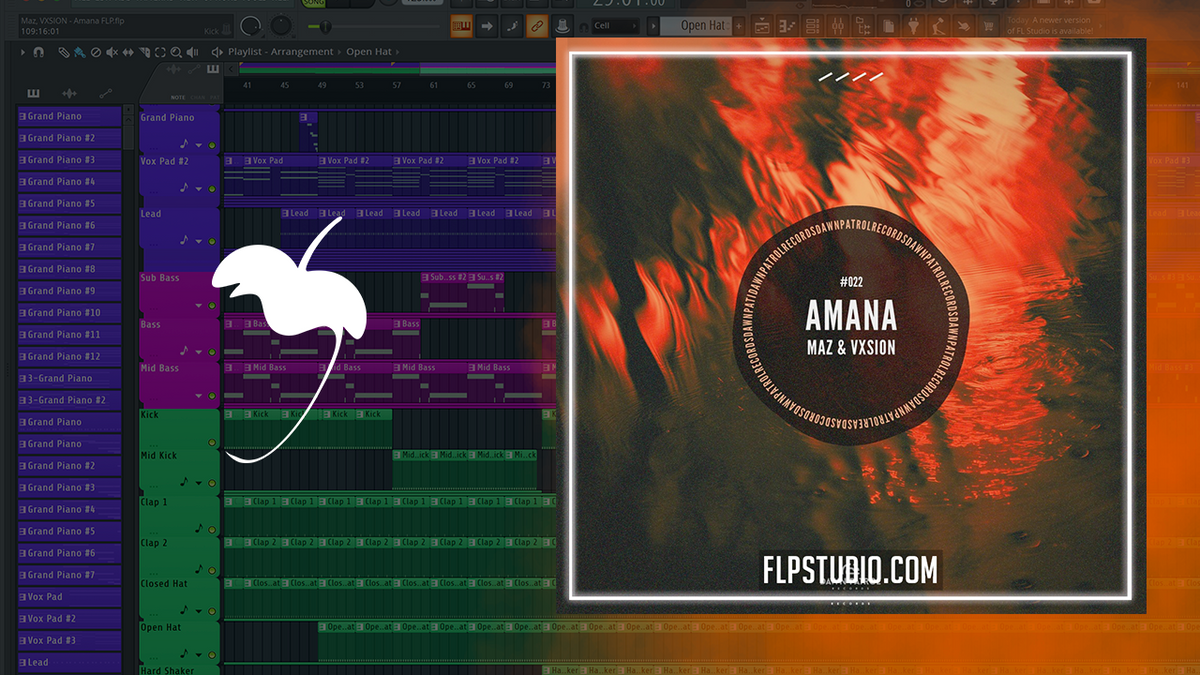Maz, Vxsion - Amana FL Studio Remake (Afro House) – FLP Studio