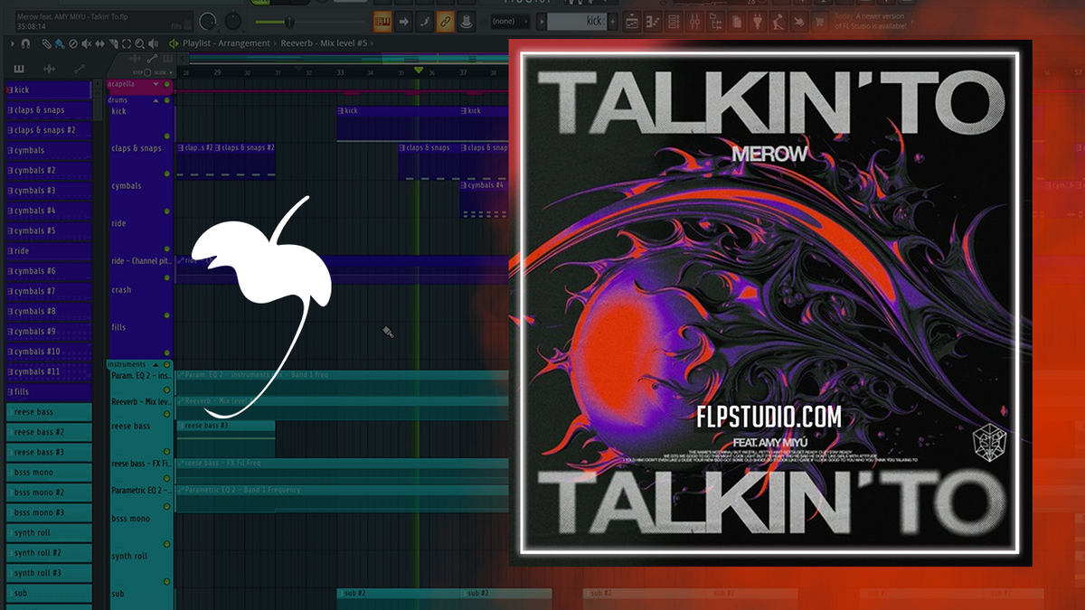 Merow feat. AMY MIYU - Talkin' To FL Studio Remake (Bass House) – FLP ...