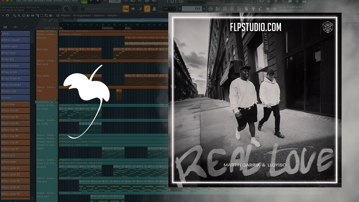 Martin Garrix & Lloyiso - Real Love FL Studio Remake (Dance) – FLP Studio