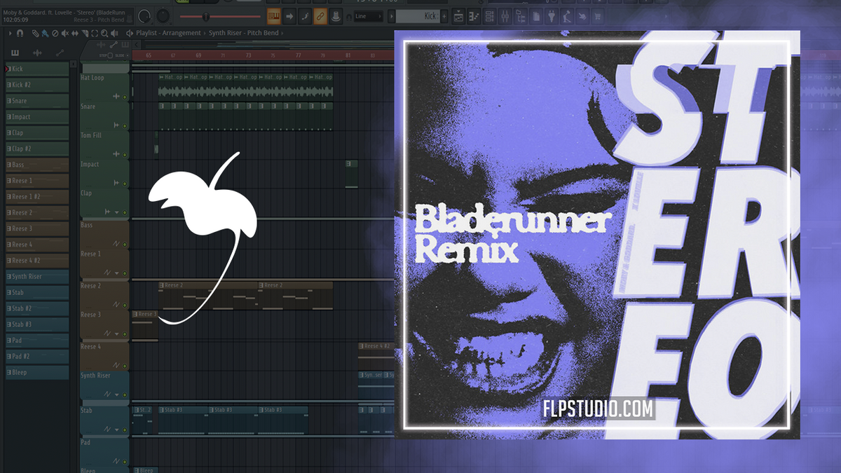 Moby & Goddard. ft. Lovelle - Stereo (BladeRunner Remix) FL Studio Rem ...