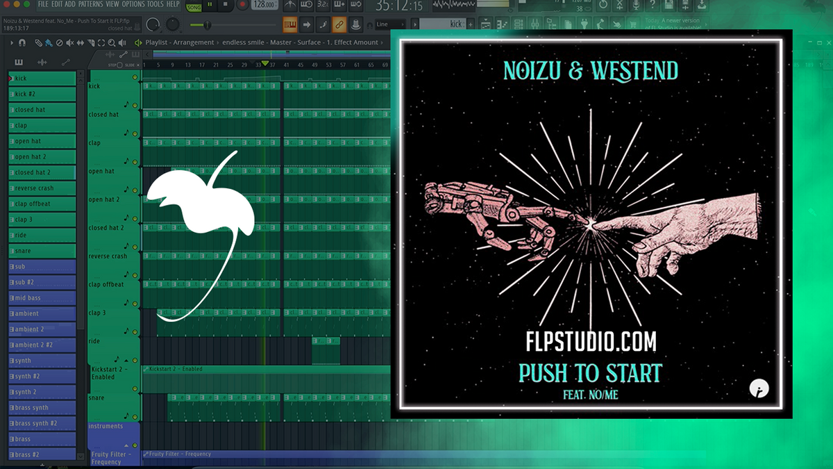 Noizu, Westend, feat. No/Me - Push To Start FL Studio Remake (Tech Hou ...