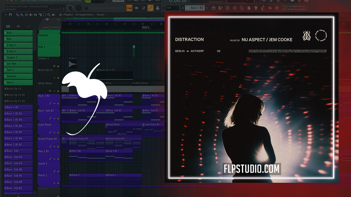 Nu Aspect, Jem Cooke - Distraction FL Studio Remake (Deep House) – FLP ...