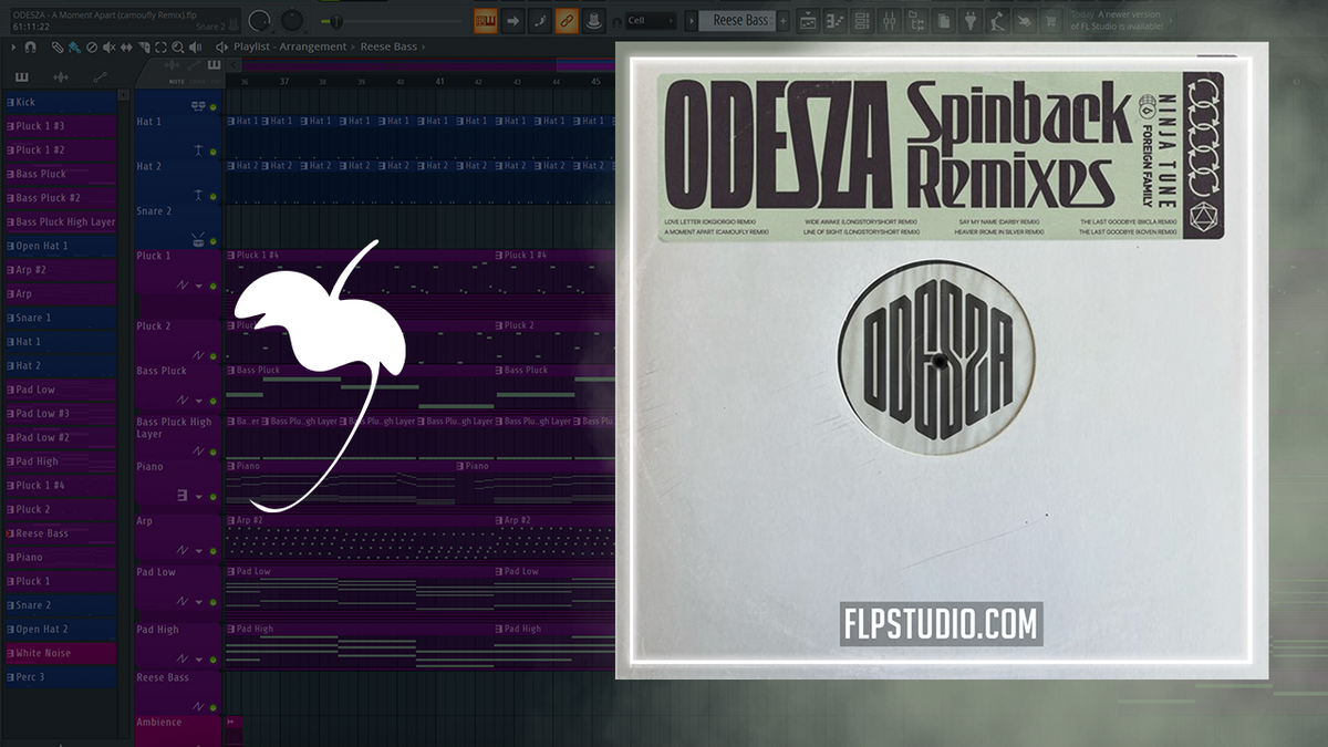 ODESZA - A Moment Apart (camoufly Remix) FL Studio Remake (House) – FLP ...