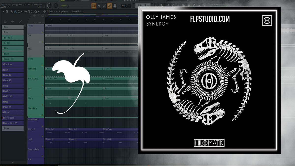 Olly James - Synergy FL Studio Remake (Techno) – FLP Studio