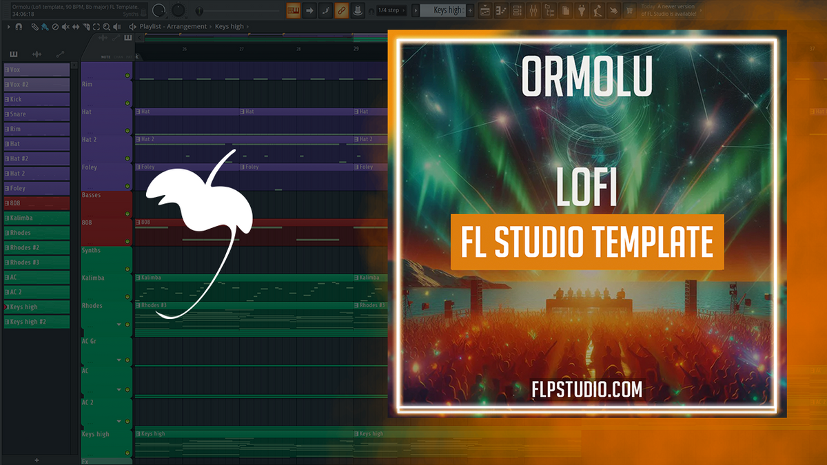 Ormolu - Lofi FL Studio Template (Sarah the instrumentalist, L.Dre Sty ...