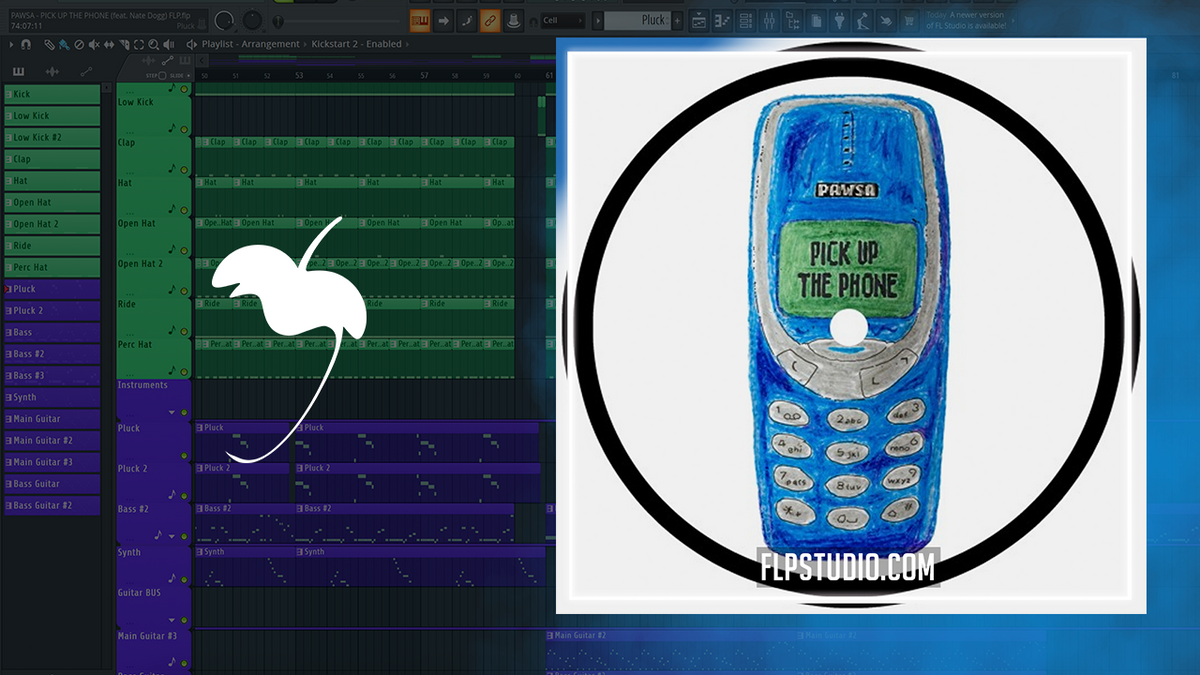 PAWSA - PICK UP THE PHONE (feat. Nate Dogg) FL Studio Remake (House ...