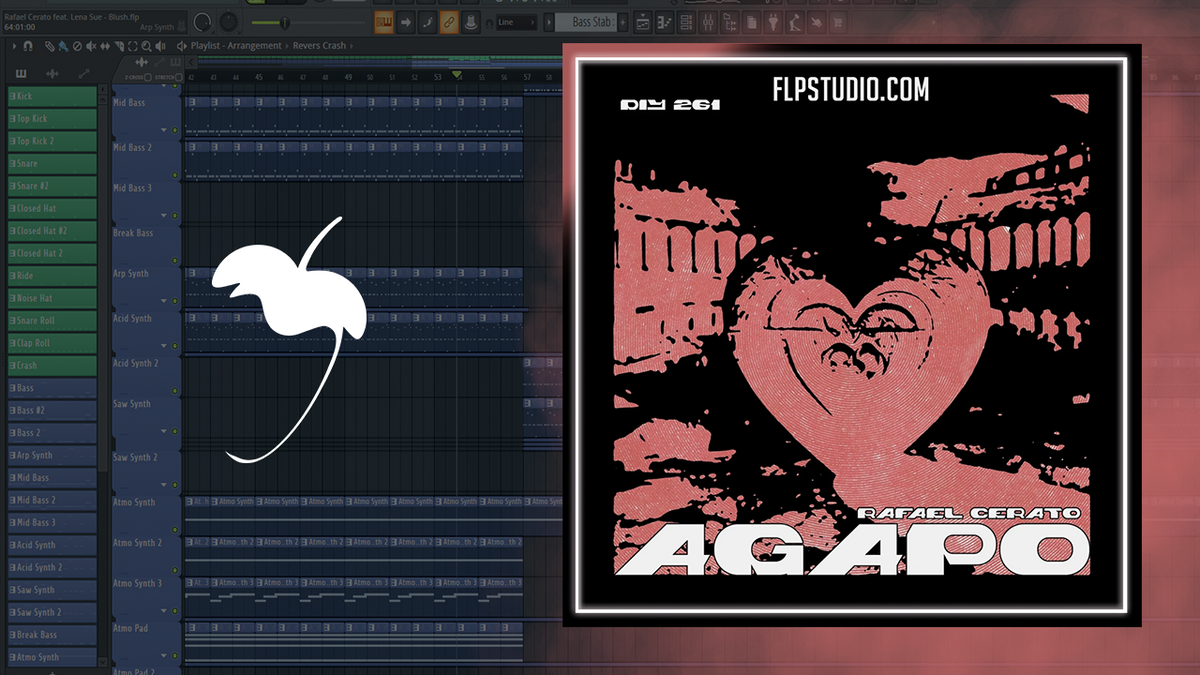 Rafael Cerato feat. Lena Sue - Blush FL Studio Remake (Dance) – FLP Studio