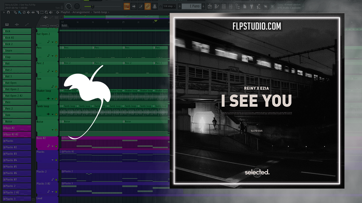 Reiny & EZIA - I See You FL Studio Remake (Deep House) – FLP Studio