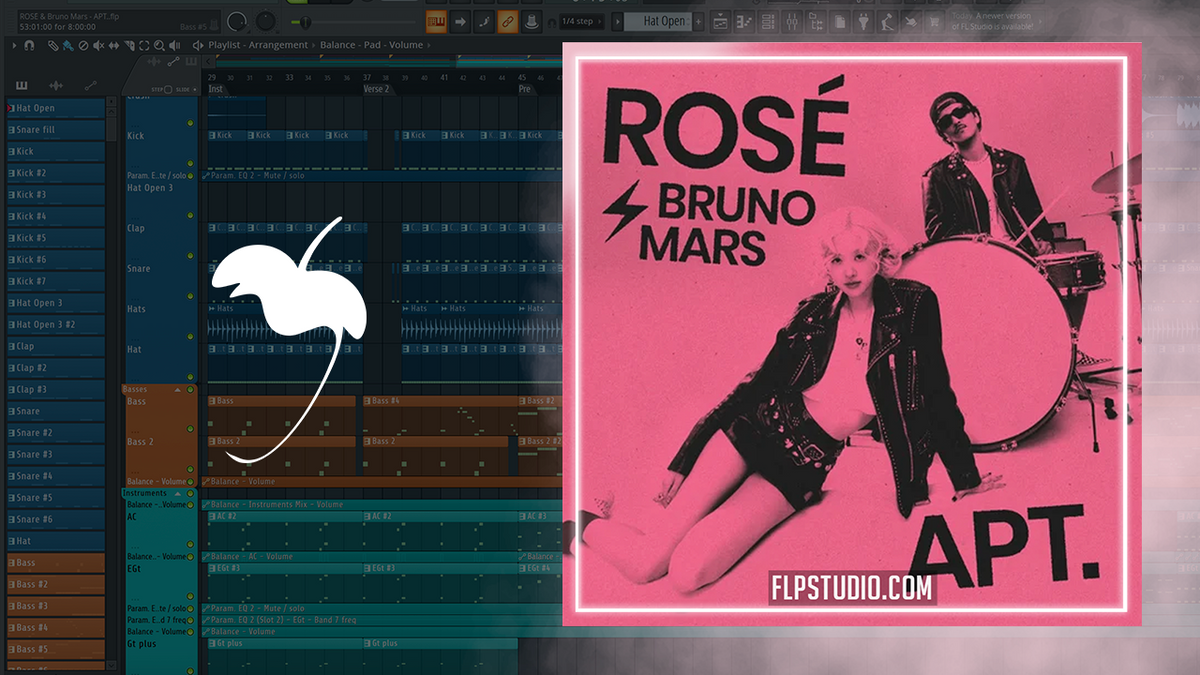 ROSÉ & Bruno Mars - APT. FL Studio Remake (Pop) – FLP Studio