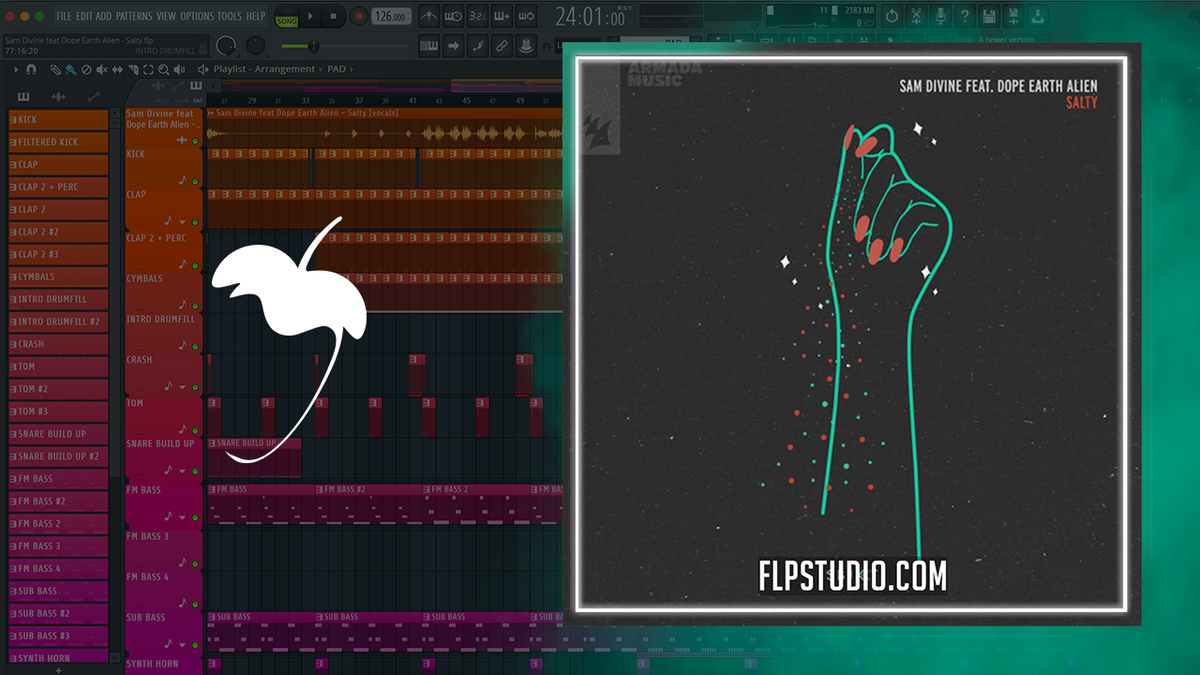 Sam Divine feat Dope Earth Alien - Salty FL Studio Remake (House) – FLP ...