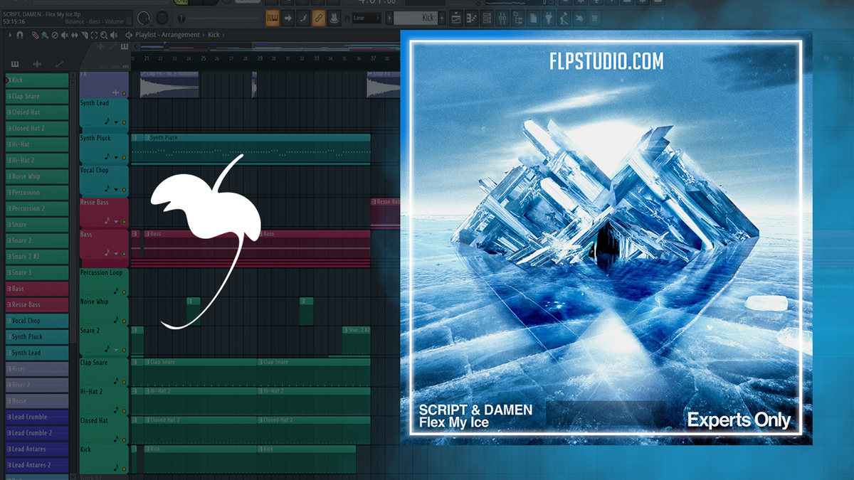 SCRIPT, DAMEN - Flex My Ice FL Studio Remake (Melodic House) – FLP Studio