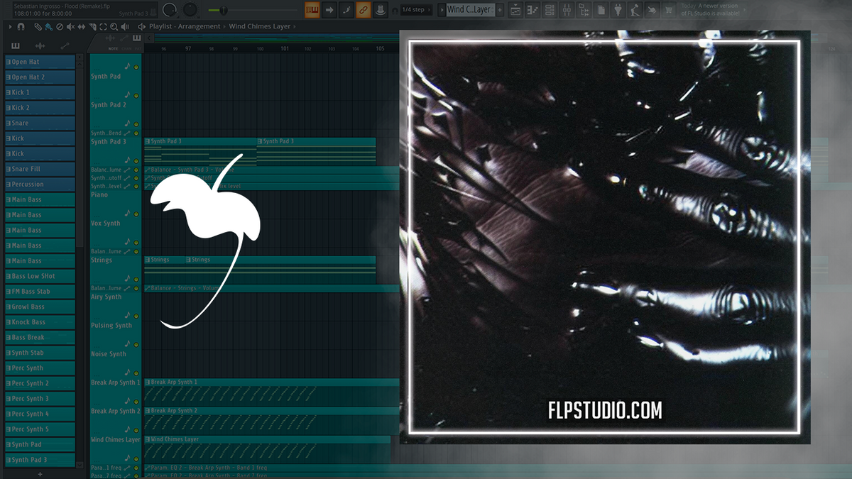 Sebastian Ingrosso - Flood FL Studio Remake (Bass House) – FLP Studio