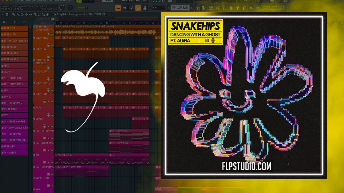 Snakehips - Dancing With A Ghost (feat. Au/Ra) FL Studio Remake (Dance ...