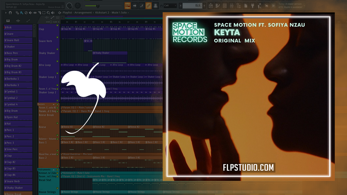 Space Motion feat. Sofiya Nzau - Keyta FL Studio Remake (Afro House ...